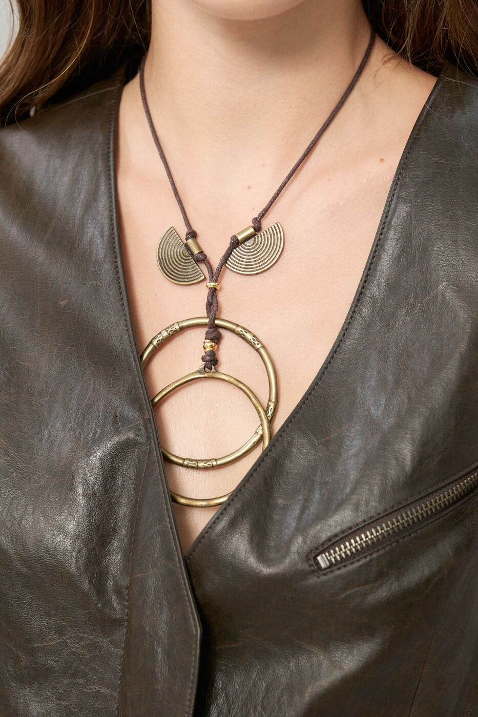 Kolye Antik Gold - Roman